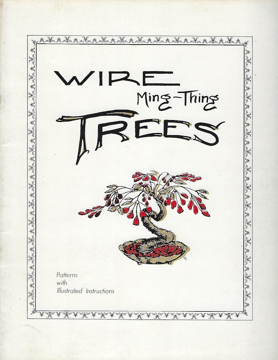 PDF Wire Ming-thing Trees With Beads Vintage Patterns Beading - Etsy