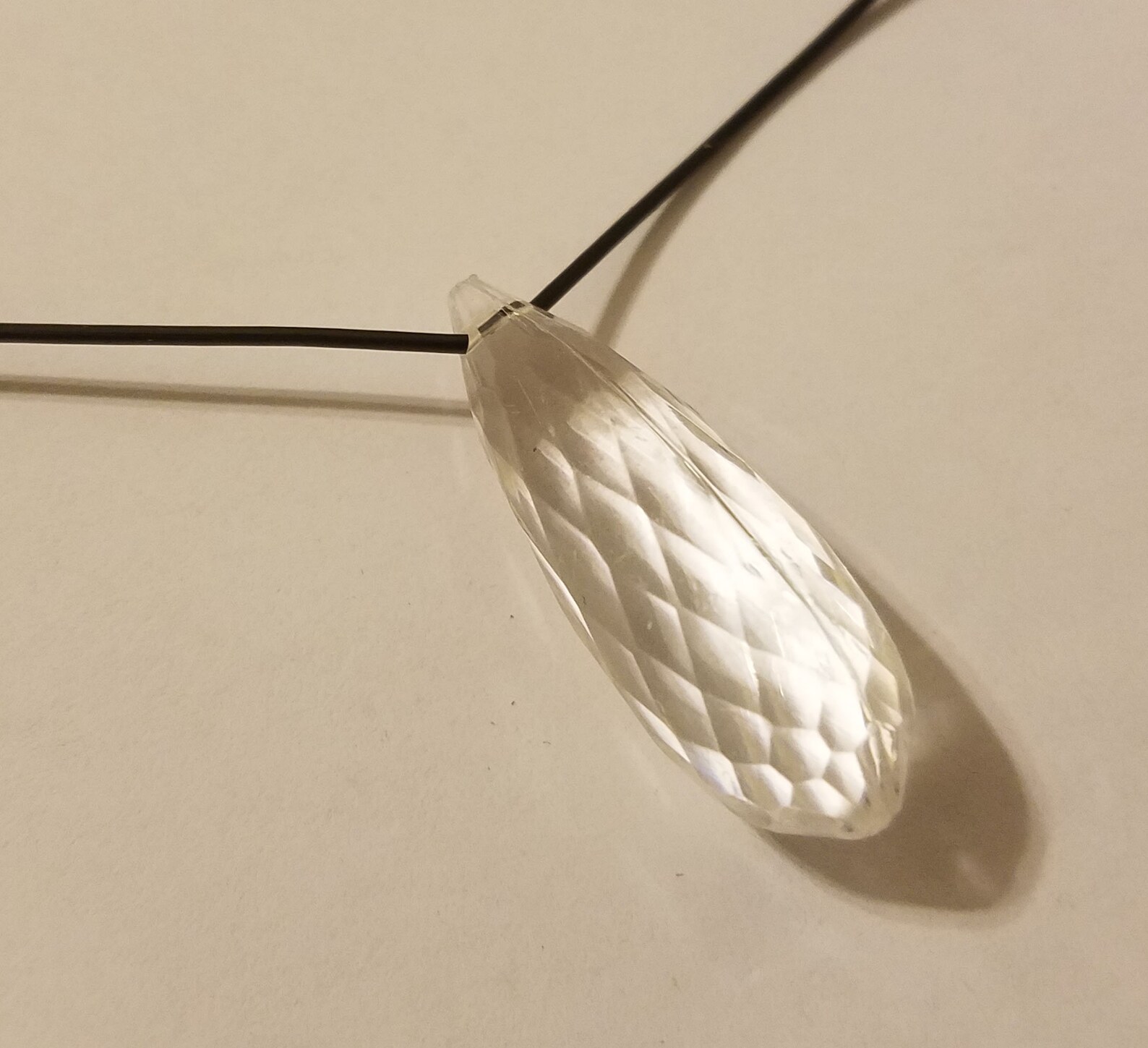 Pack of 25 Crystal Clear Acrylic Plastic Large 33mm Teardrop - Etsy