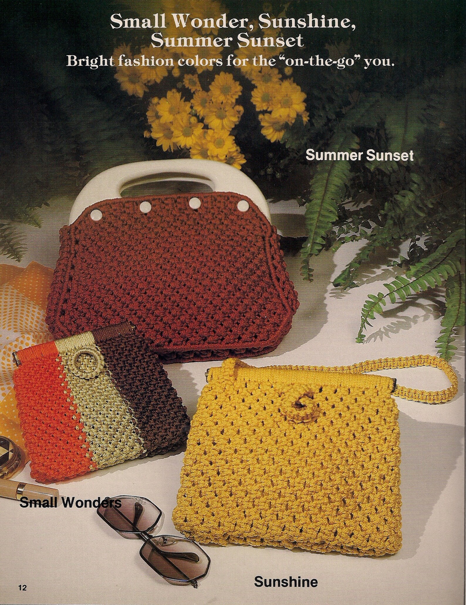 Purses 'a La Macrame Craft Book Patterns & - Etsy