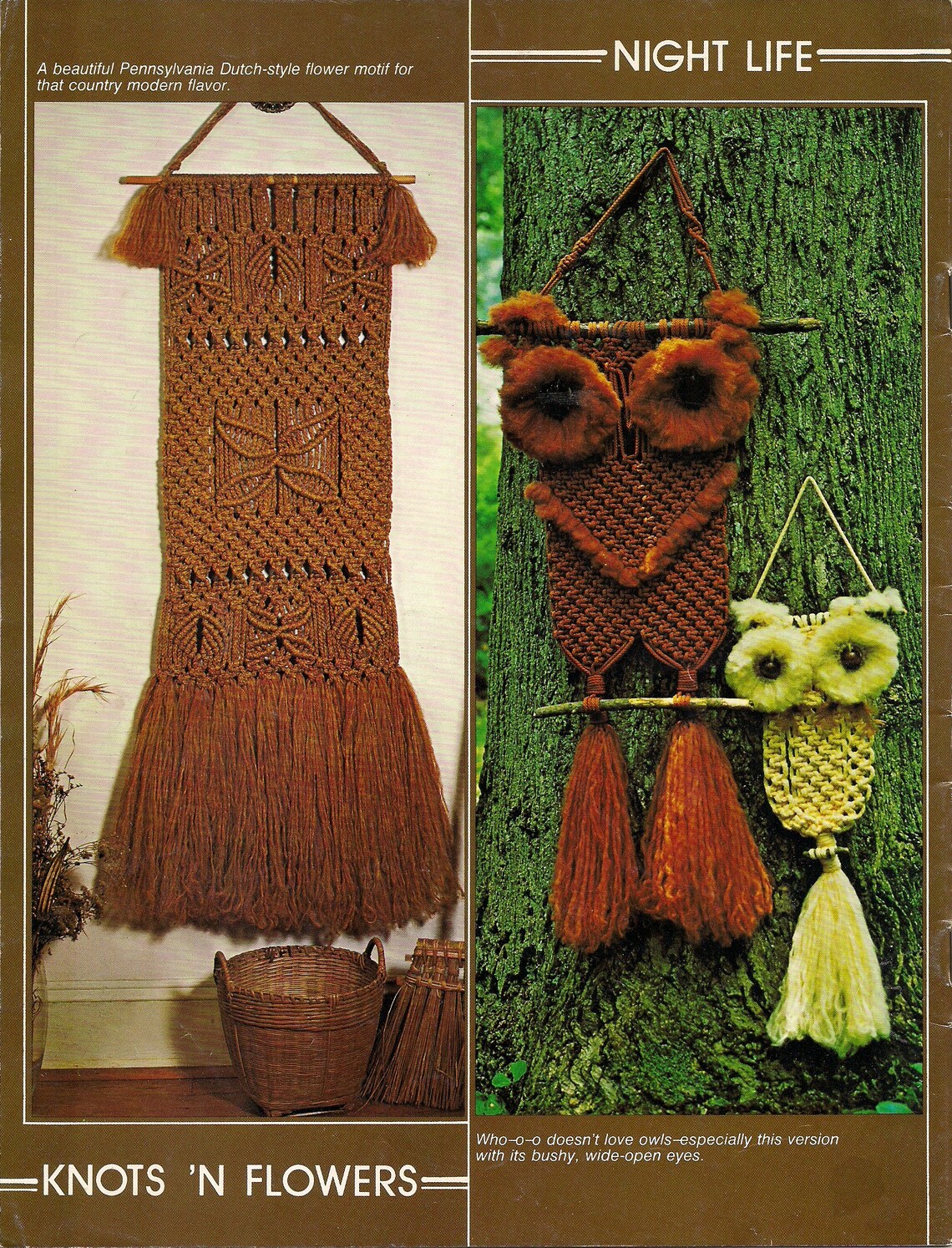 PDF ONLY Macrame Wallworks Wall Hangings Patterns Craft Book - Etsy