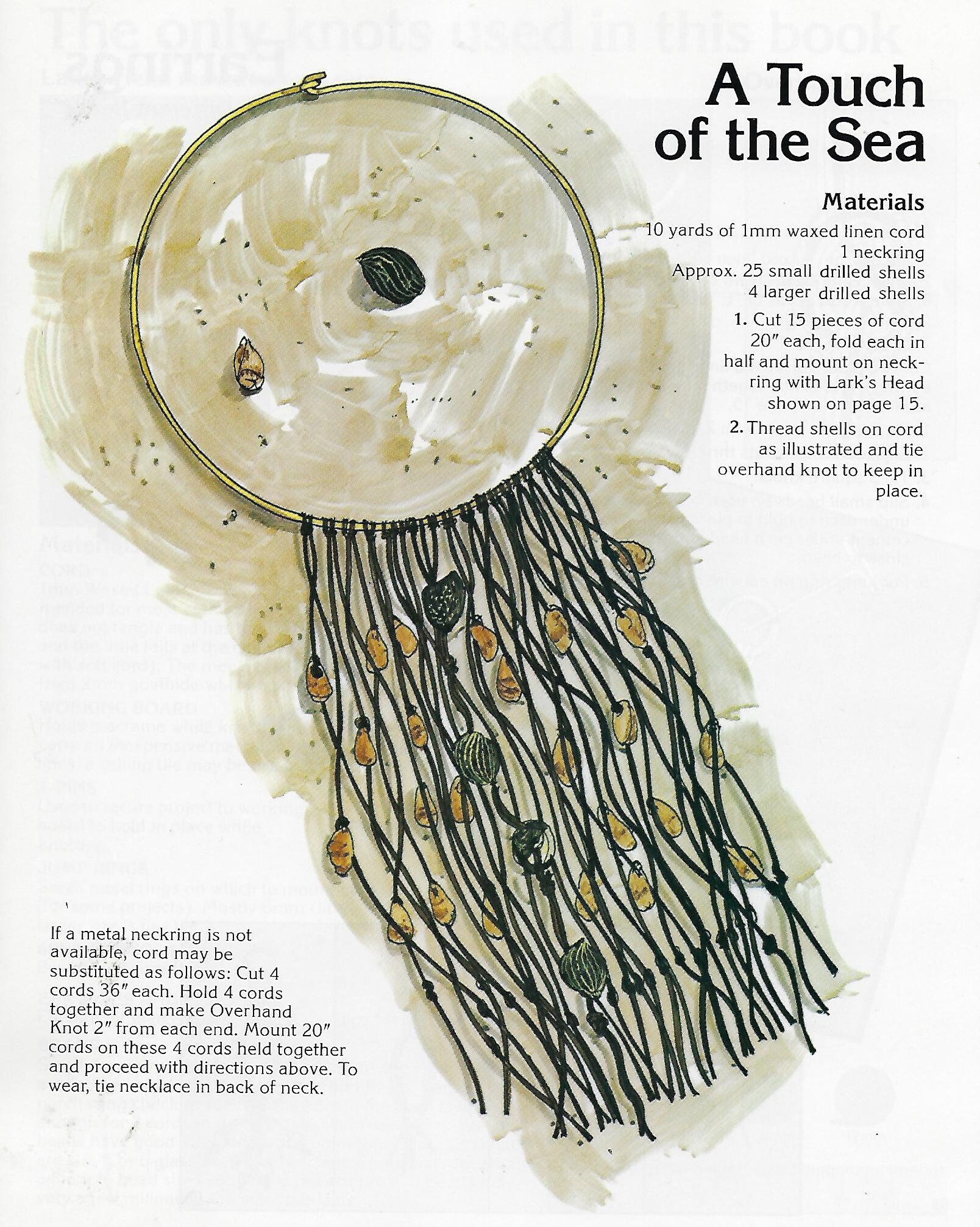 Square Knot Macrame Jewelry Patterns Book H236 | Etsy