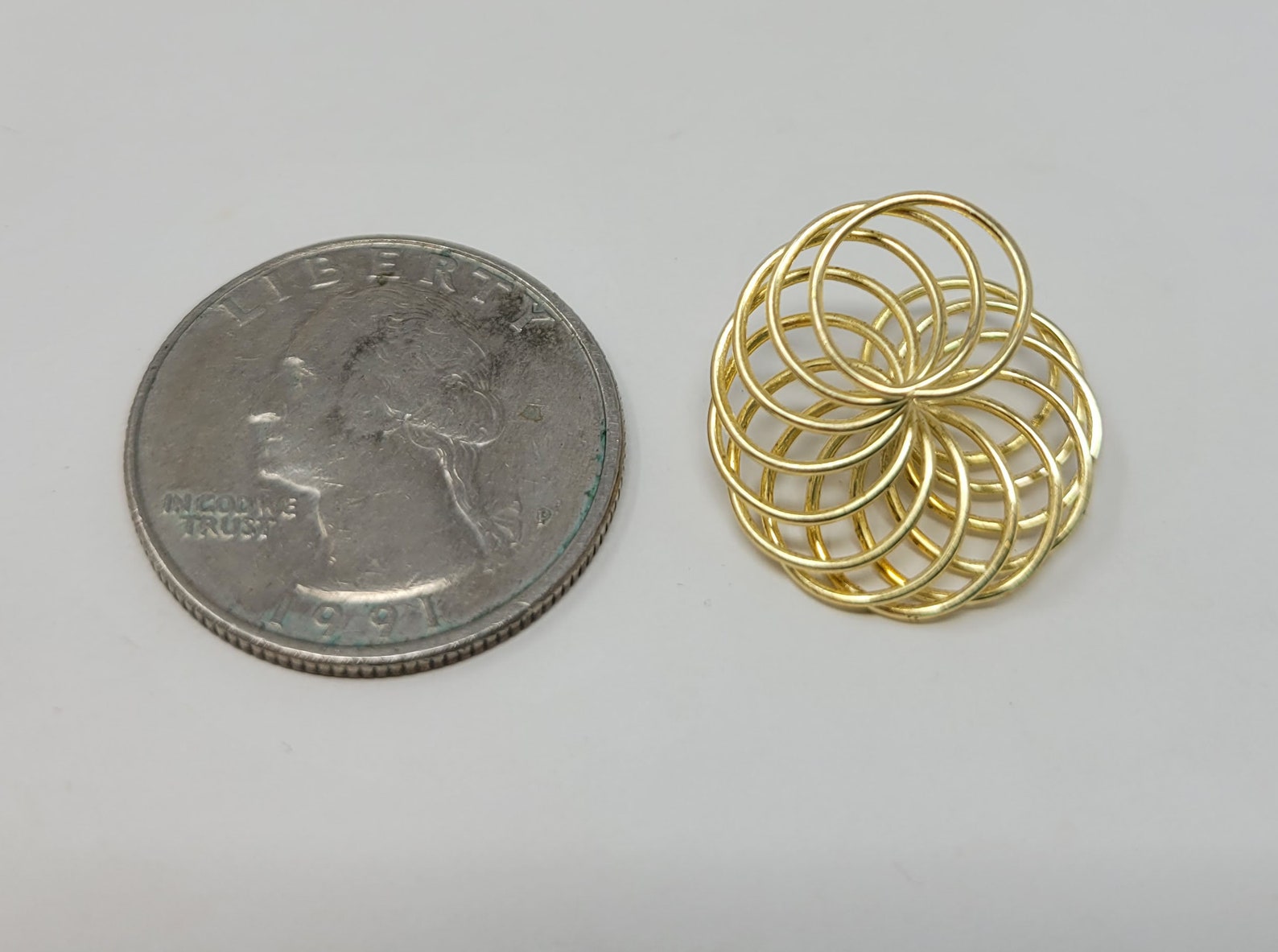 20 Pcs Gold Metal Coil Spring Spiral Craft Beading Jewelry | Etsy