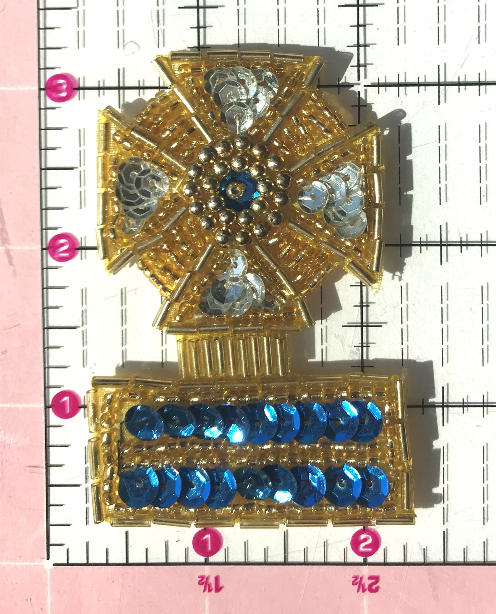 Pack of 2 Knights of Columbus Cross Emblem Beaded Sequined - Etsy