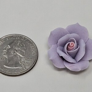 12 Pcs Porcelain Ceramic Bisque Rose Heads Flower Blossoms Vintage ...