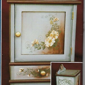 Tole Red Two Country Folk Art Painting Vintage Craft How to Instruction ...