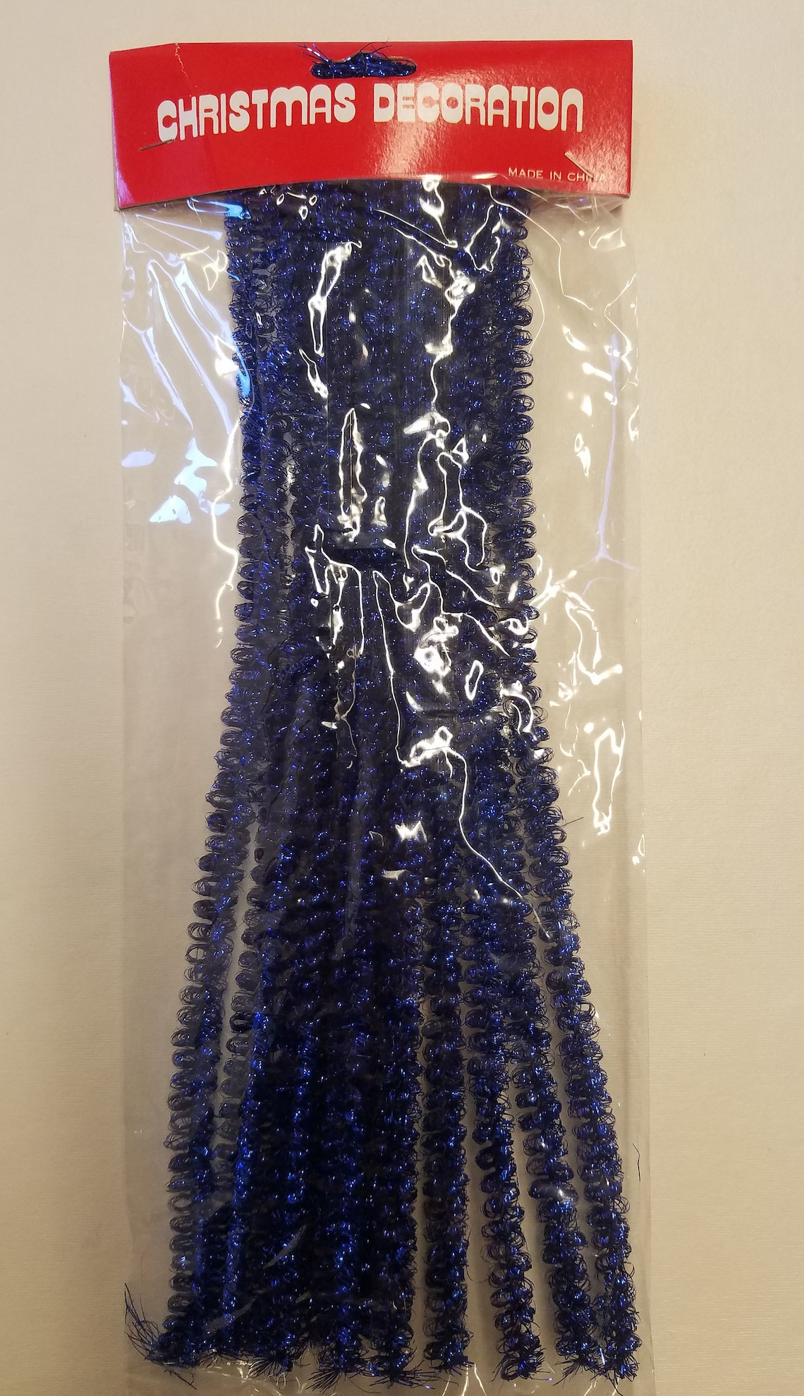 72 Pcs 12 Wired Pipe Cleaners Christmas Tinsel Curly | Etsy