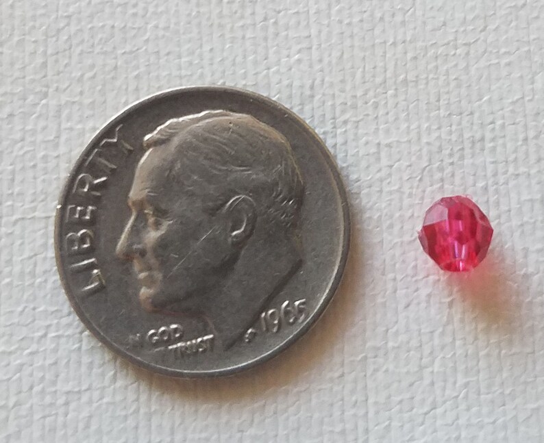 2,000 Pcs Crystal Faceted Tiny 4mm Round Transparent Translucent ...