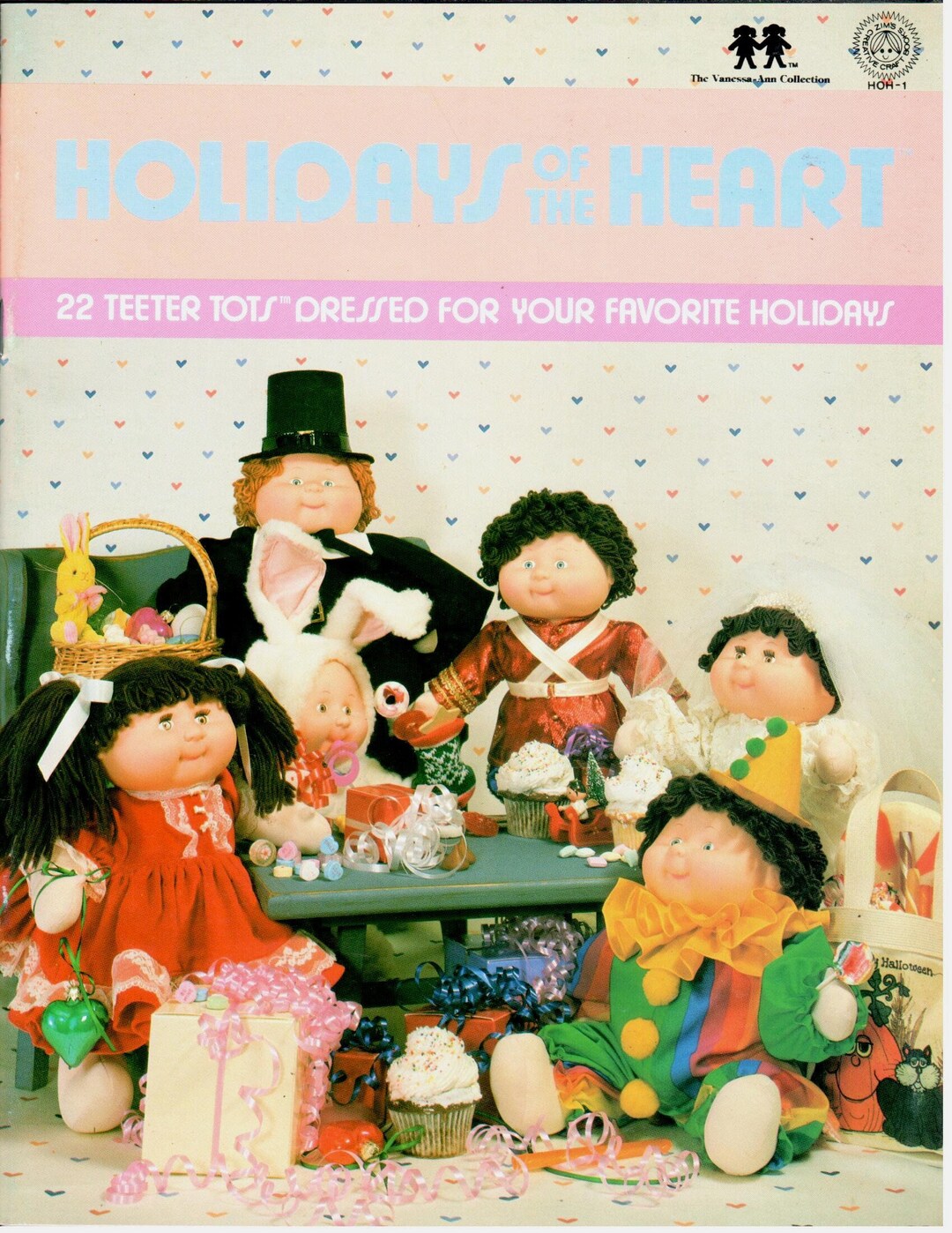 Holidays of the Heart Teeter Tots Doll Outfit Sewing Patterns Vintage ...