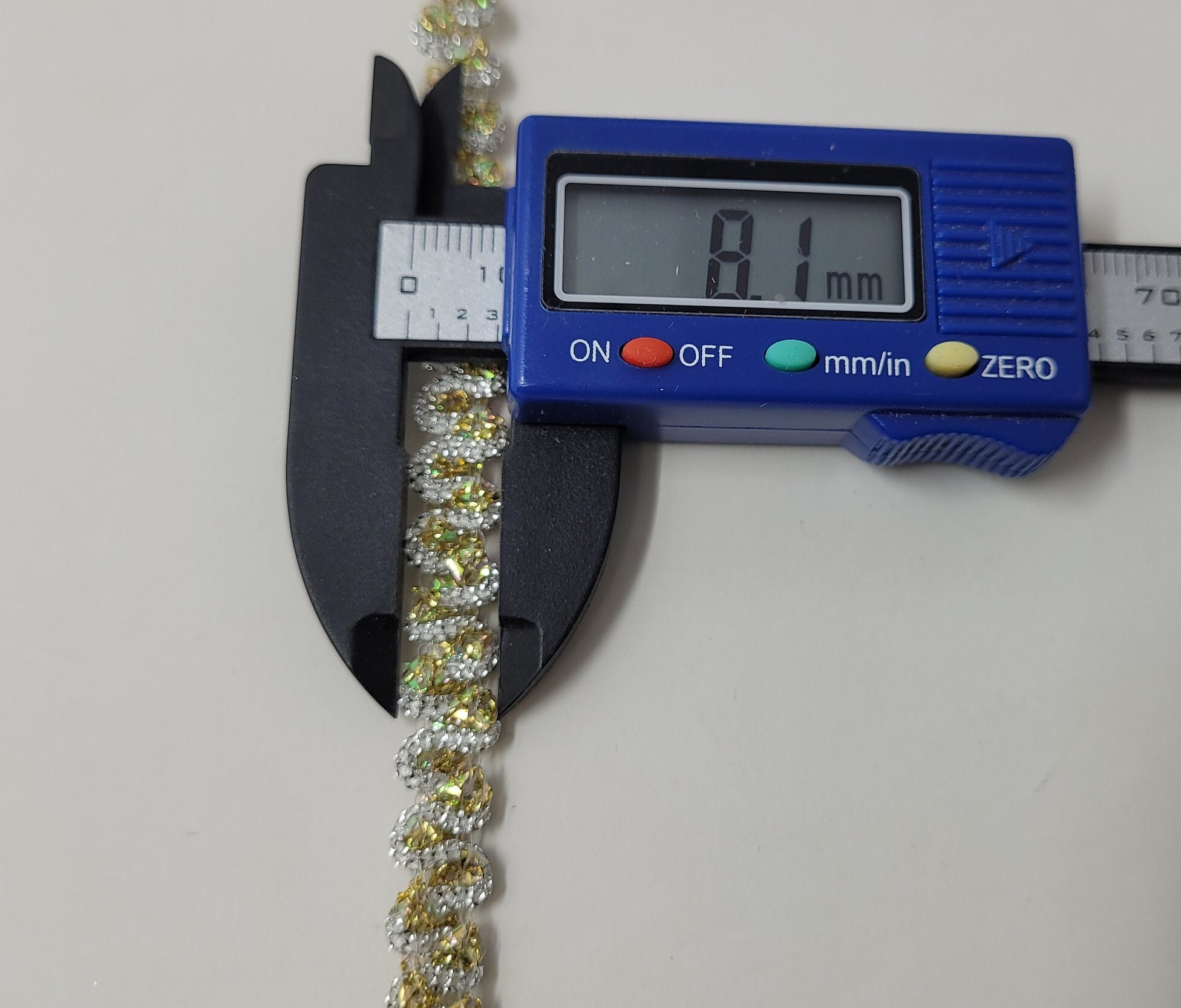 Bulk Spool Vintage Fancy Metallic Silver and Gold Tinsel 8mm - Etsy