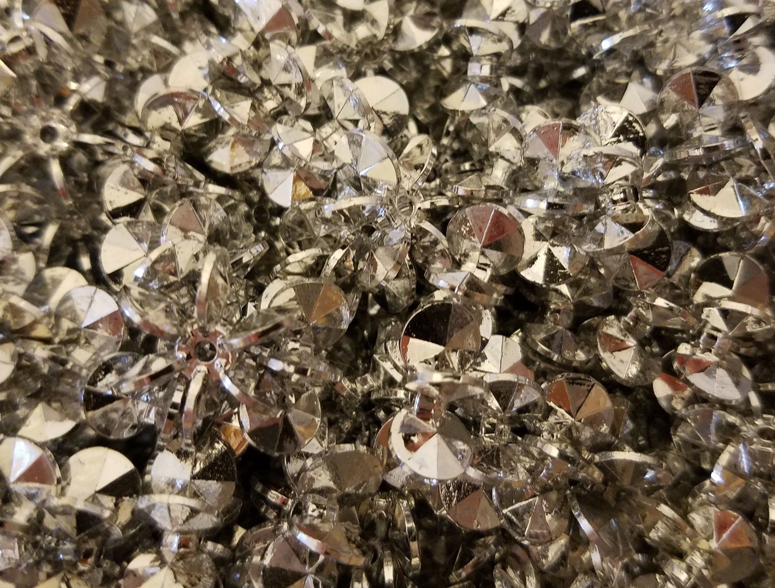 200 Pcs 18mm Metallic Colors Starflake Sunburst Plastic | Etsy