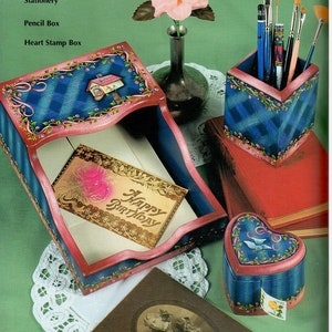 A Collection of Painted Boxes Charming Keepsake Boxes for the Acrylic ...