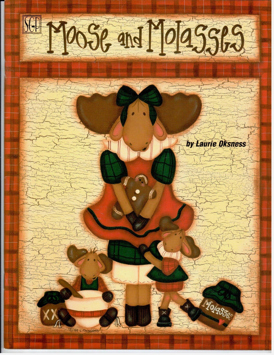 Moose and Molasses Christmas Laurie Oksness Decorative Painting Patterns Craft Book - Etsy