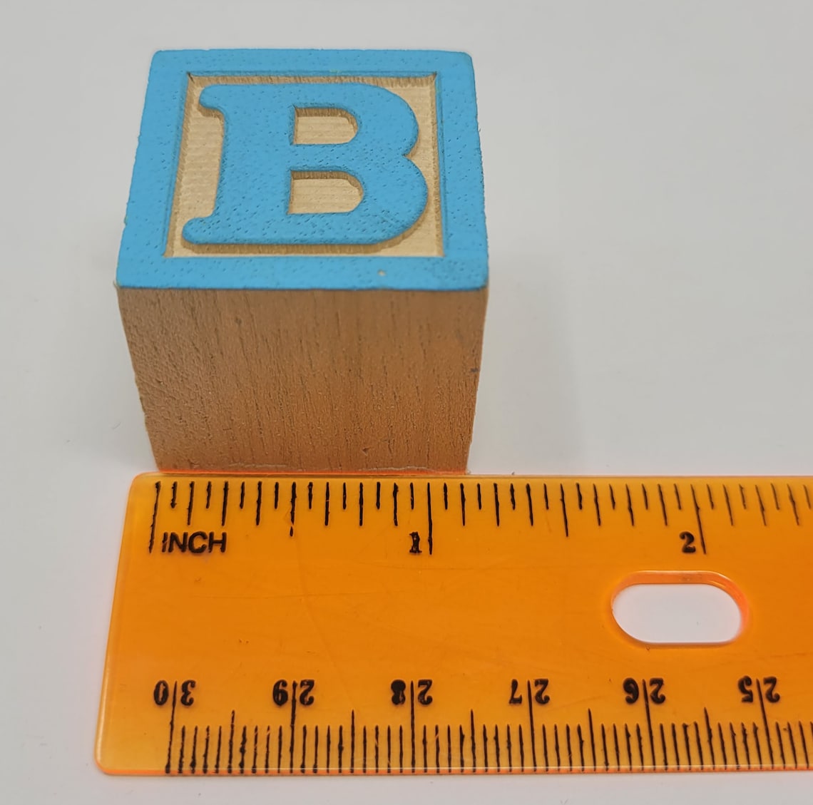 16 Vintage Wood Baby Blocks Cubes B-A-B-Y Alphabet Letters for Crafts ...