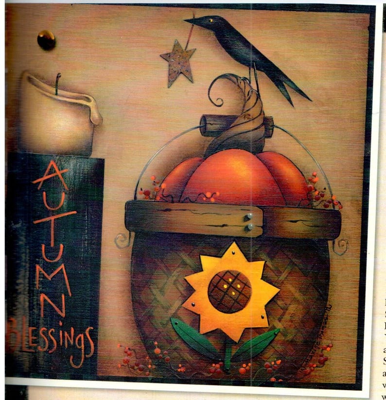 Country Primitives 16 Maxine Thomas Acrylic Decorative Painting ...