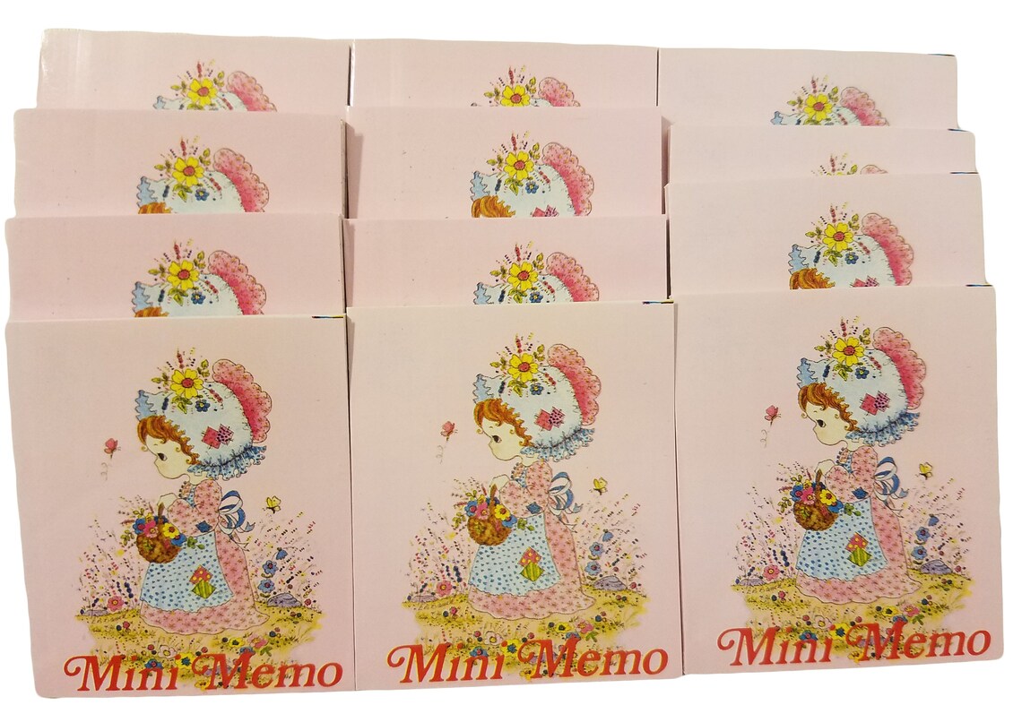 Pack of 12 New Vintage 1980's Mini Memo Notebooks Notepads School ...