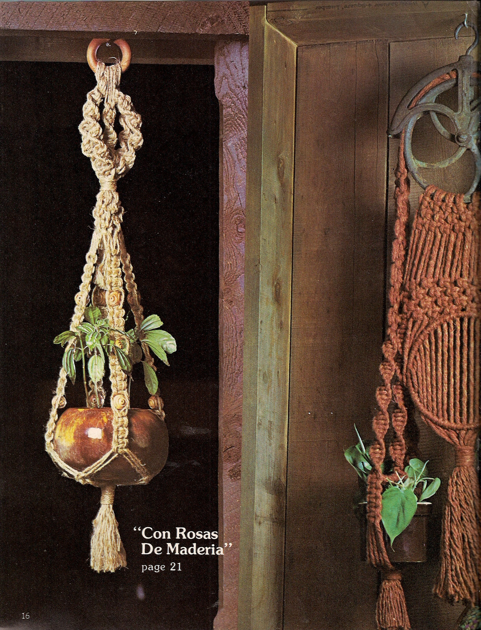 PDF ONLY - Spanish Lace - Macrame With a Spanish Influence Plant Hanger ...