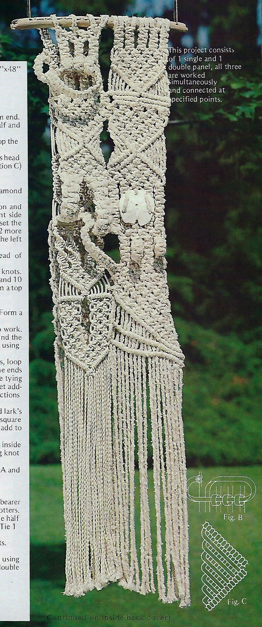 PDF ONLY Macrame Wall Hangings Patterns Craft Book | Etsy