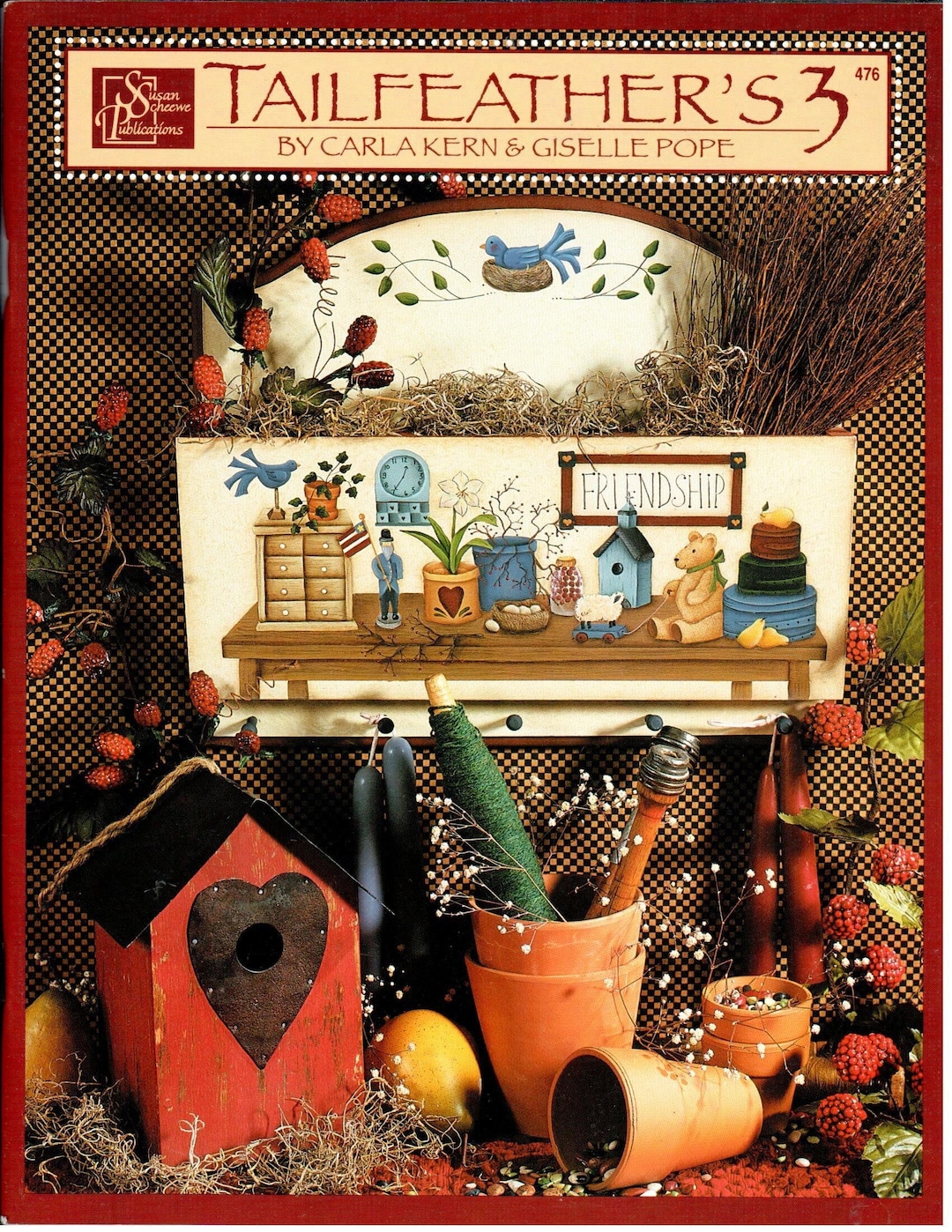 Tailfeather's Volume 3 Decorative Painting Patterns Craft Book Carla ...