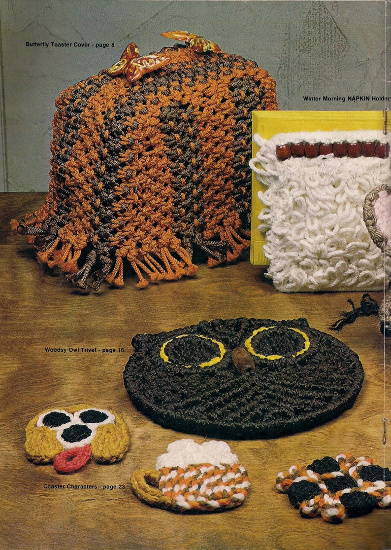 Macrame Royale Book Vintage Classic Kitchen Patterns | Etsy