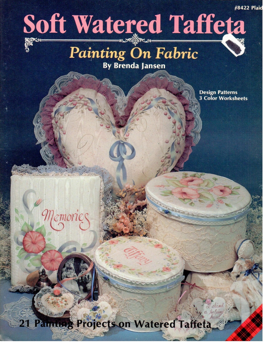 Soft Watered Taffeta Brenda Jansen Fabric Painting Patterns Craft Book ...