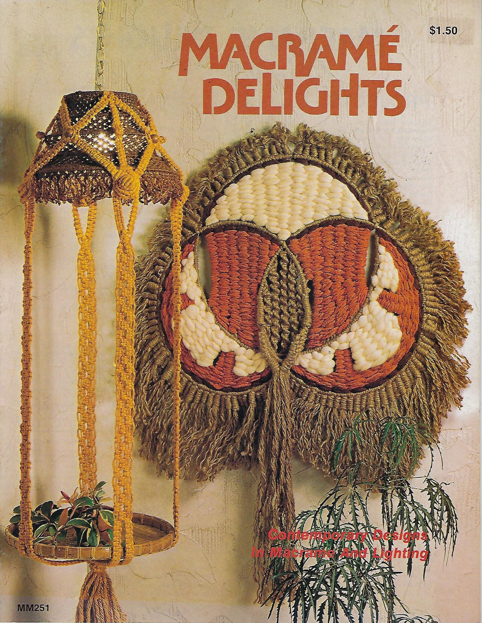 Macrame Delights Vintage 1970's Book Instructions Wall - Etsy