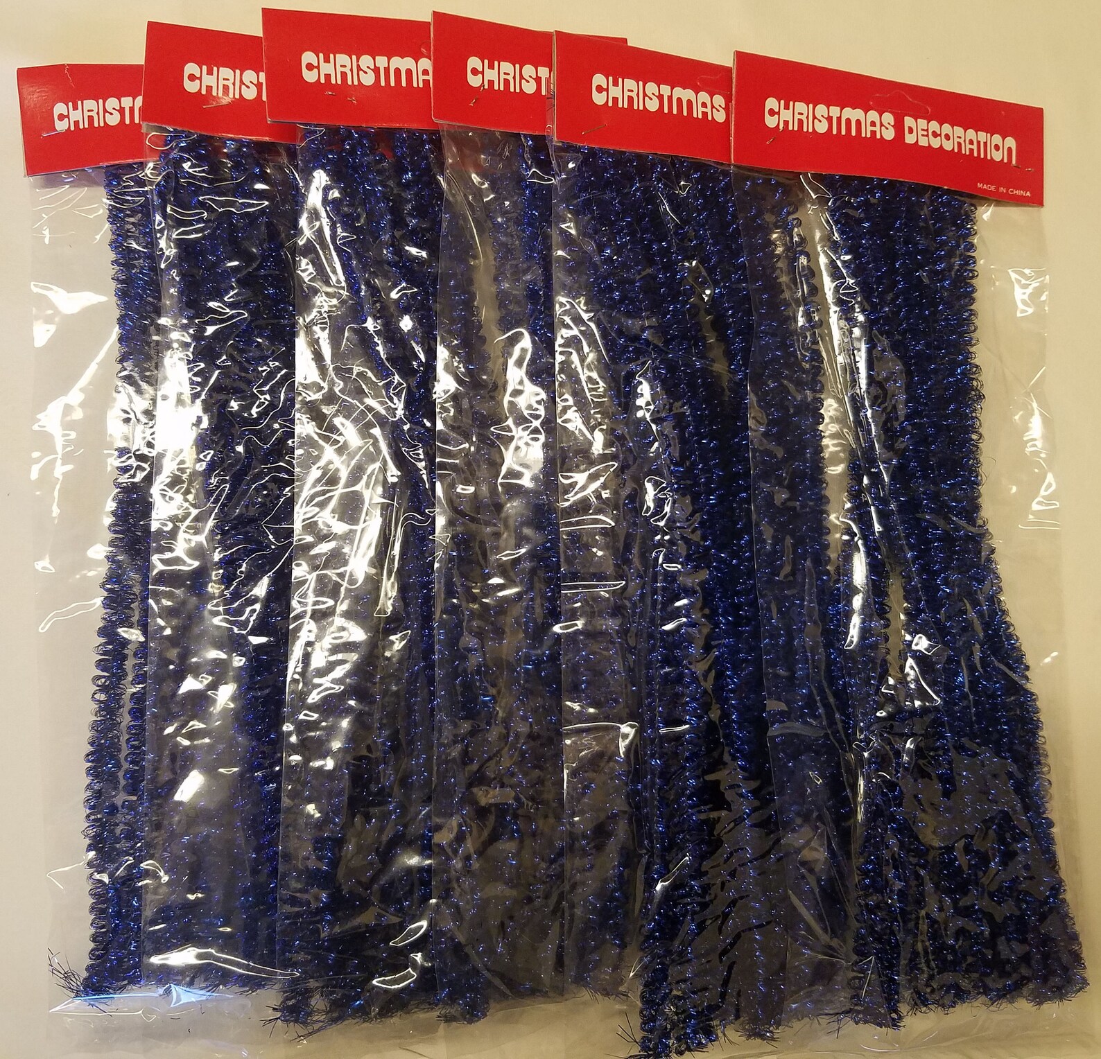 72 Pcs 12 Wired Pipe Cleaners Christmas Tinsel Curly - Etsy