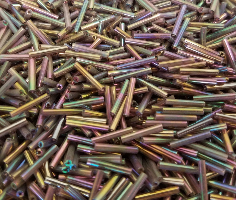 4oz 1600 Pcs Vintage Size No. 5 Round Glass Tube Bugle - Etsy