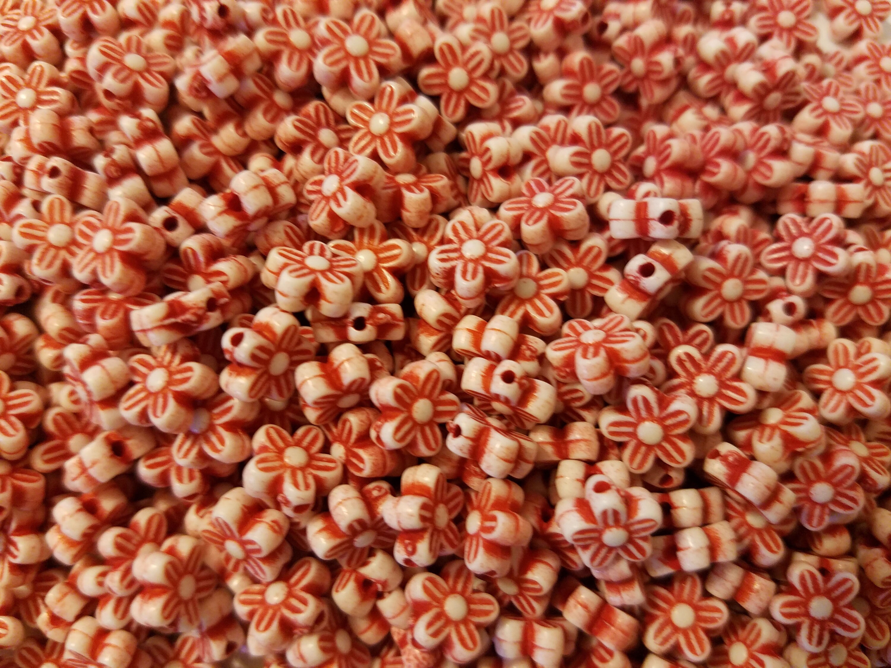 300 Pcs Daisy Flower Plastic Acrylic Craft Beads 9mm - Etsy