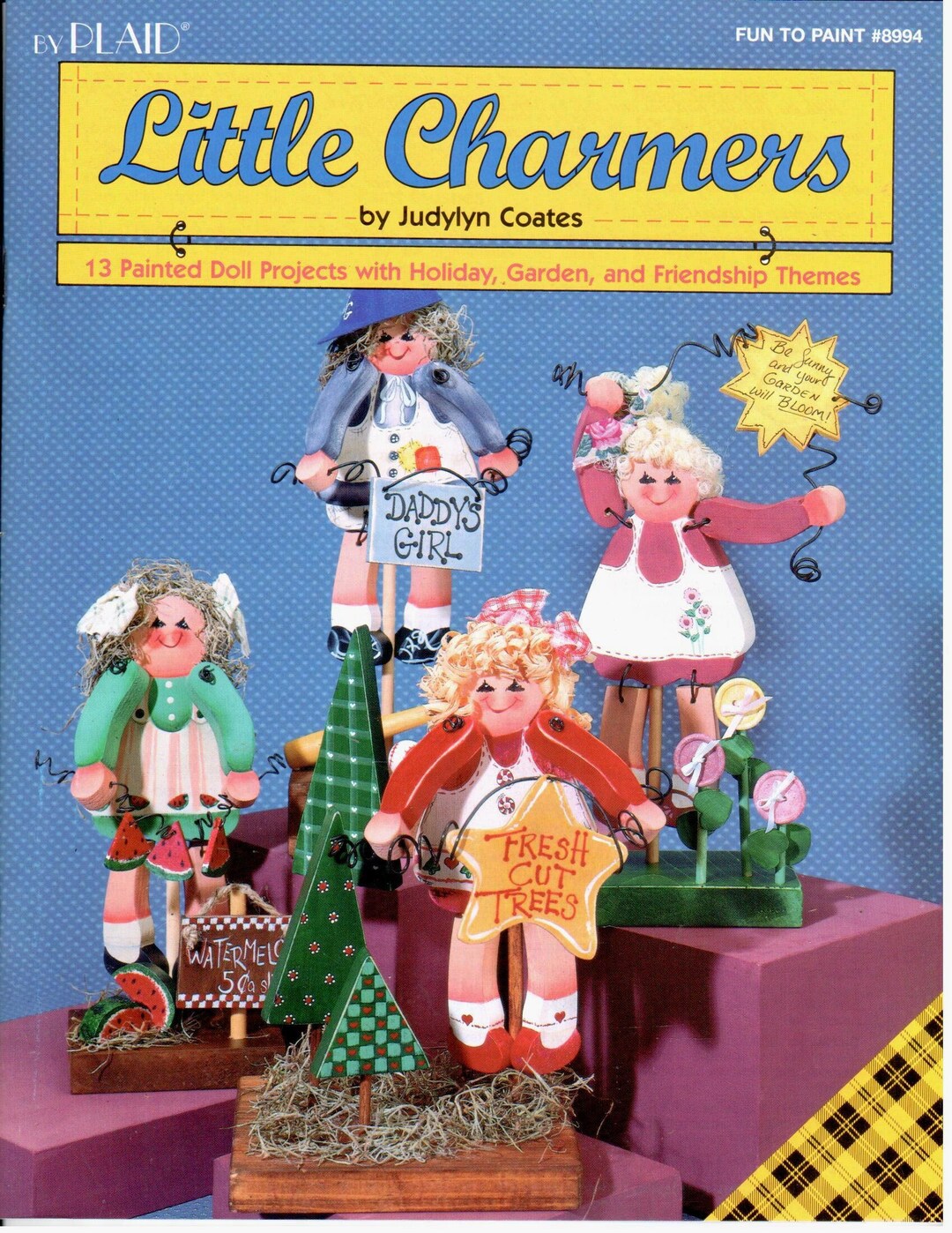 Little Charmers Painted Dolls Decorative Painting Patterns Craft Book ...