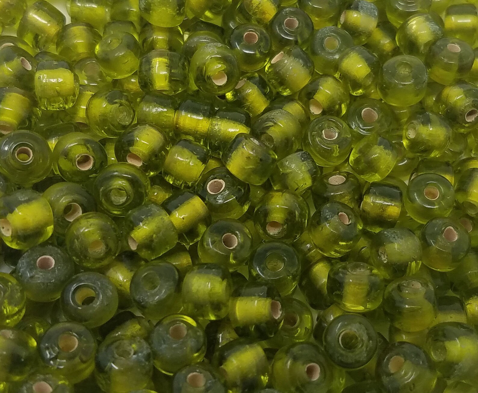 Pack of 200 Vintage Small Glass Pony Beads 5mm X 7mm Rocaille | Etsy