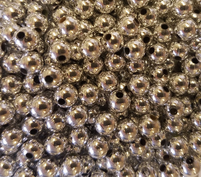Lot of 1000 Loose Artificial Plastic Pearls 6mm Small Round | Etsy
