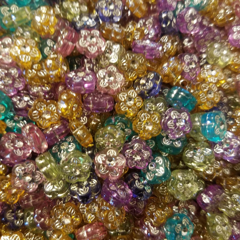 Flower Shaped Beads - Etsy