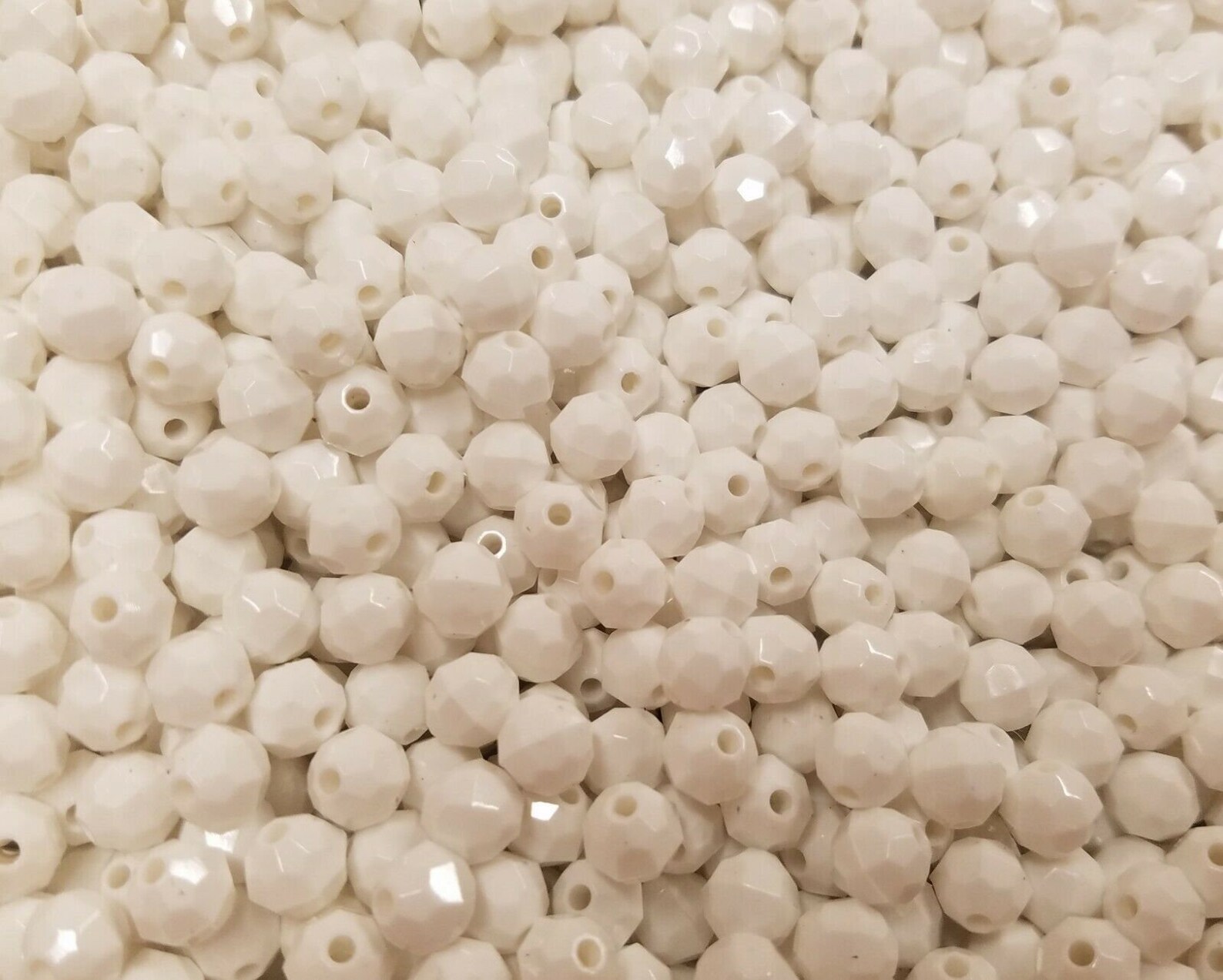 500 Pcs Opaque Crystal Faceted 8mm Round Plastic Acrylic Craft - Etsy