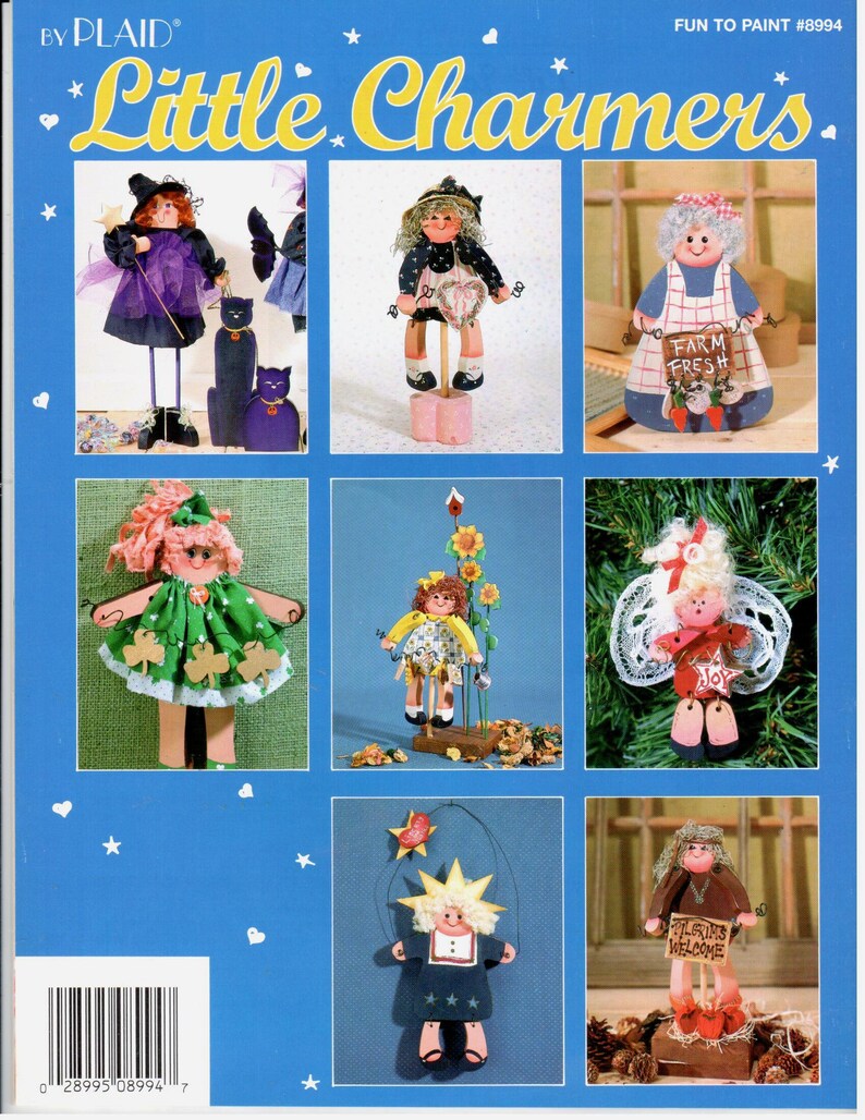 Little Charmers Painted Dolls Decorative Painting Patterns Craft Book ...