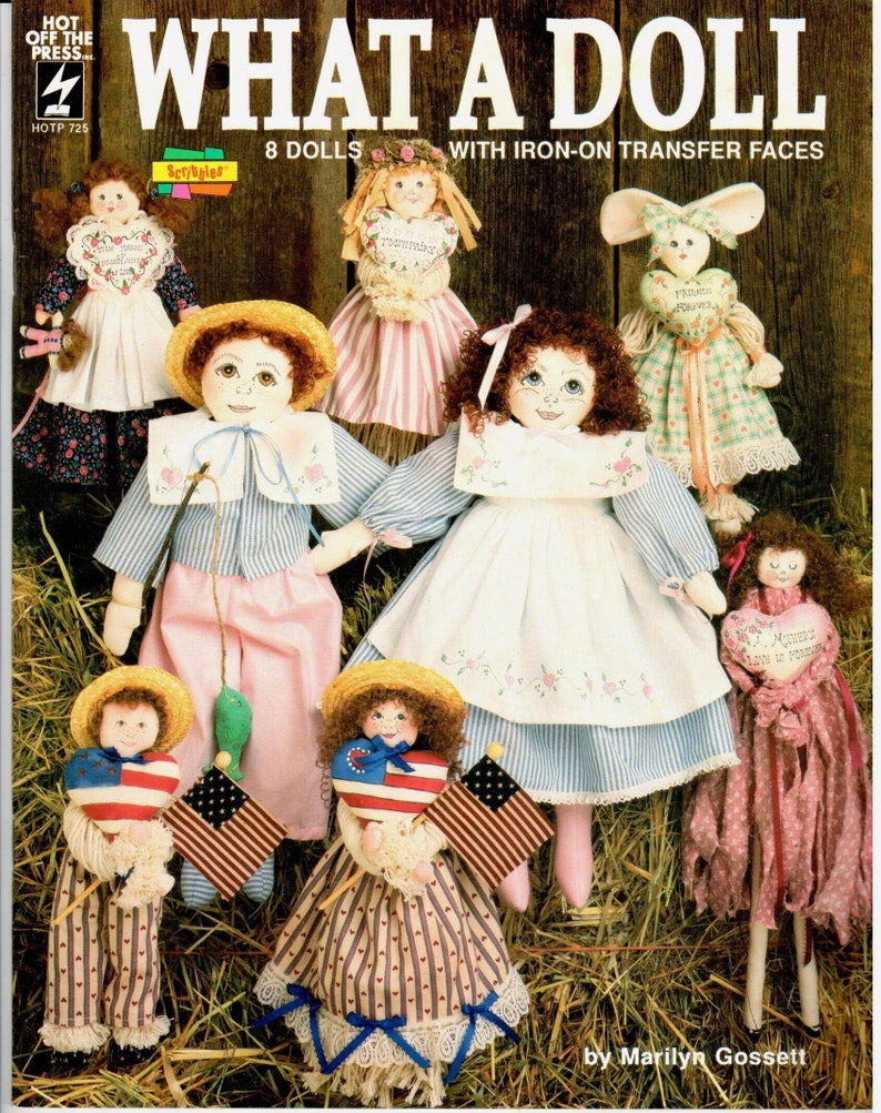 What A Doll 8 Dolls With Iron-on Transfer Faces Soft Sculpture - Etsy