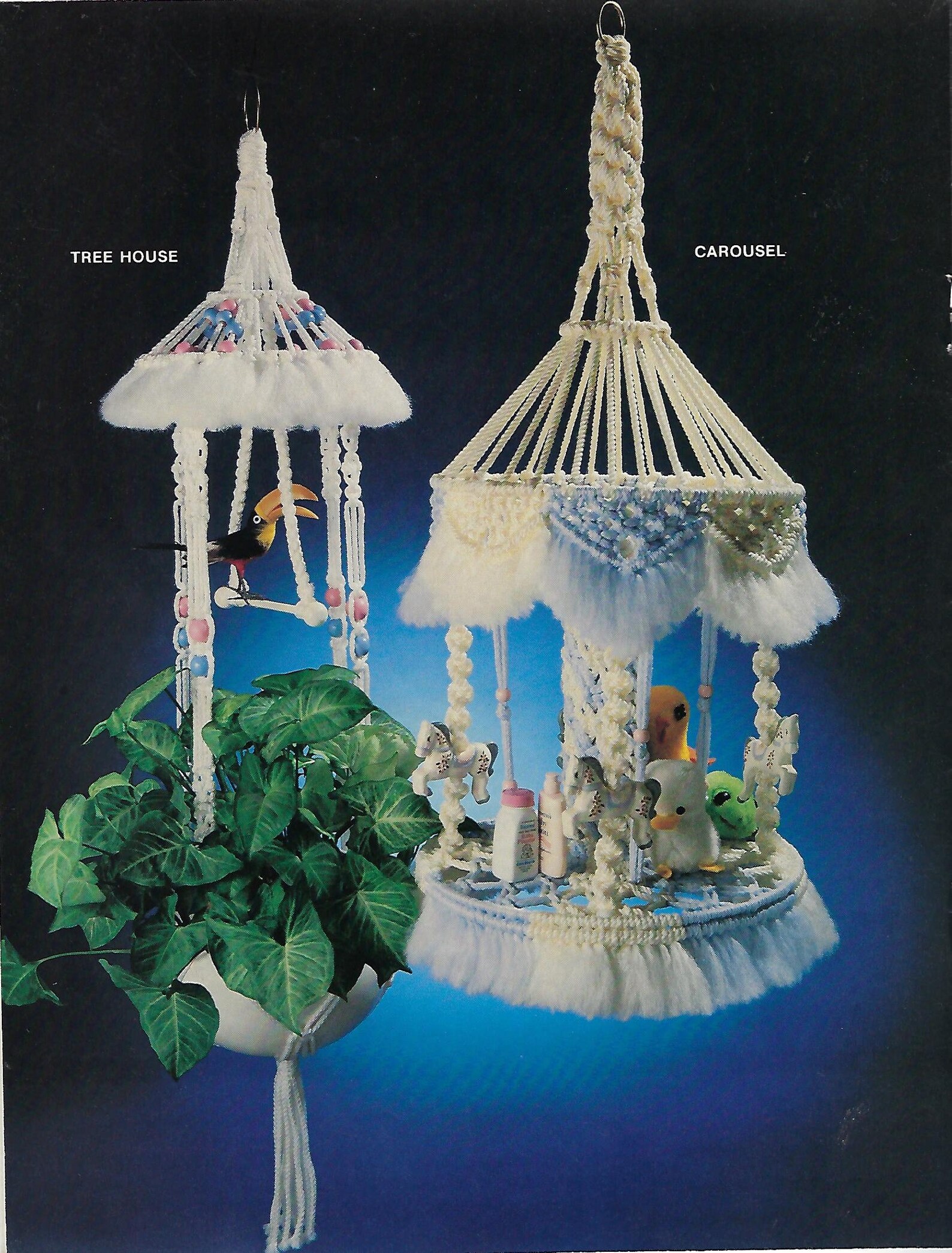 PDF ONLY Macrame Decor II Plant Stands & Carousel Patterns Downloadable ...