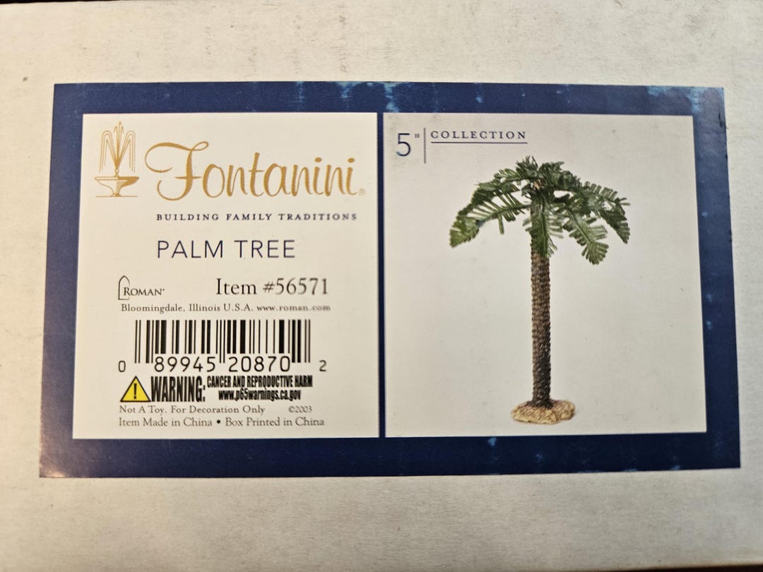 Fontanini Roman Palm Tree 5" Collection Nativity Village New in Box ...