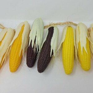 Lot Artificial Ears of Corn on the Cob Fake Plastic Vegetable Fall ...