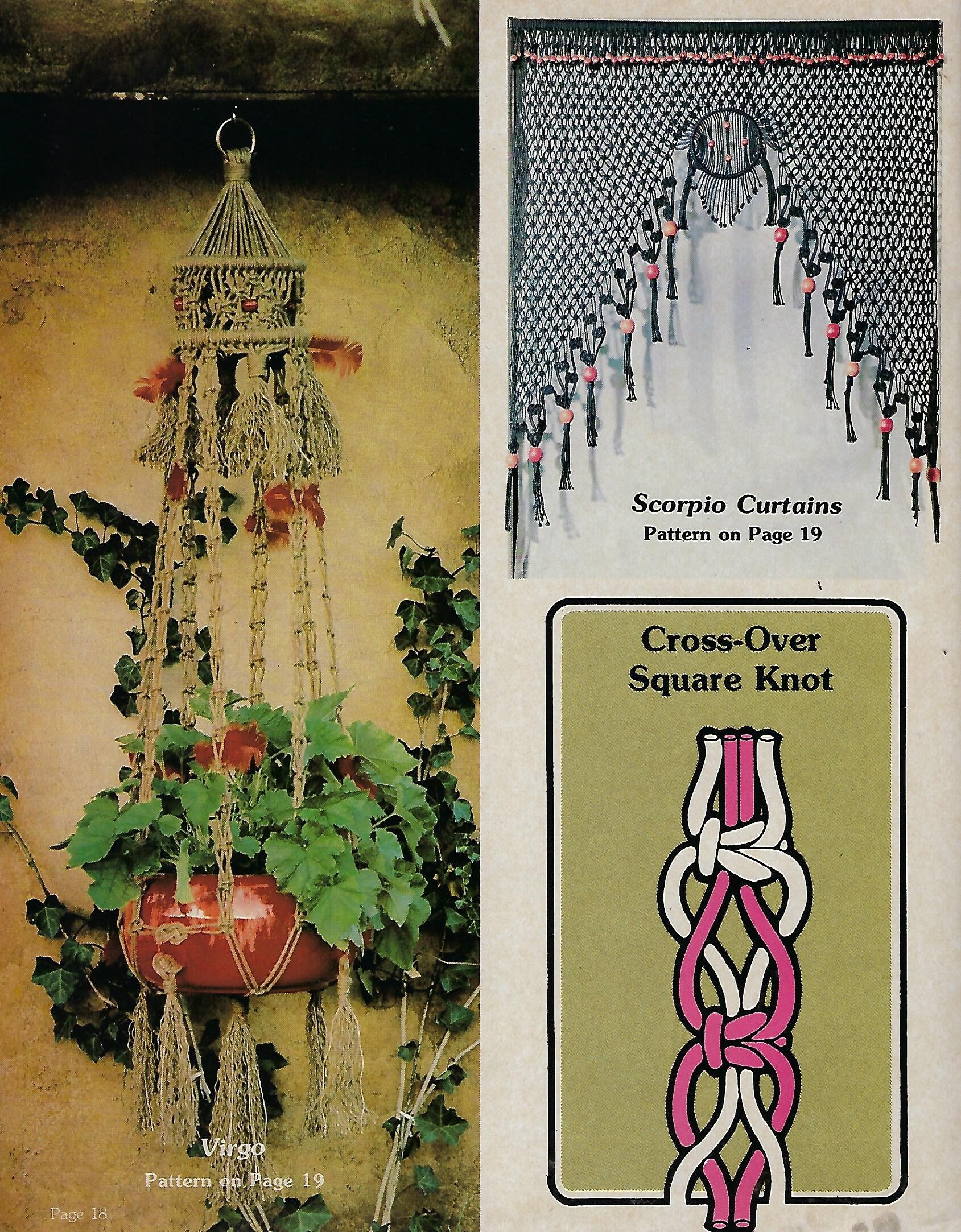 Macra-Magnificence Macrame Book Single Double and Triple | Etsy