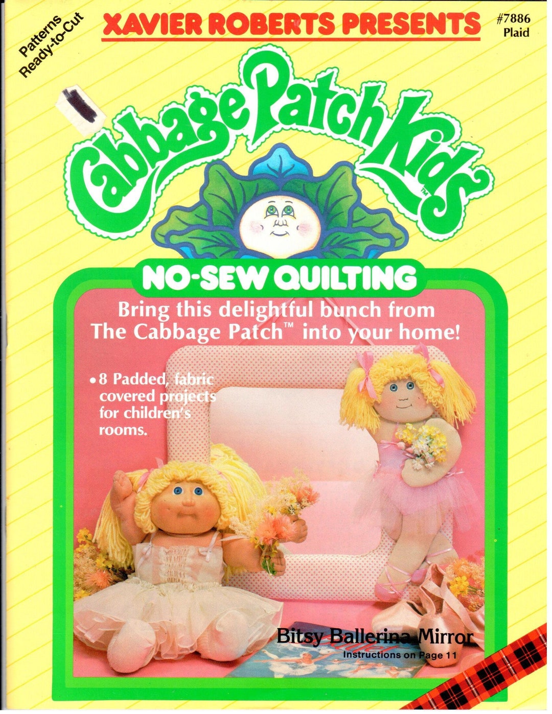 Cabbage Patch Kids No Sew Quilting Projects for Children's Rooms Home ...