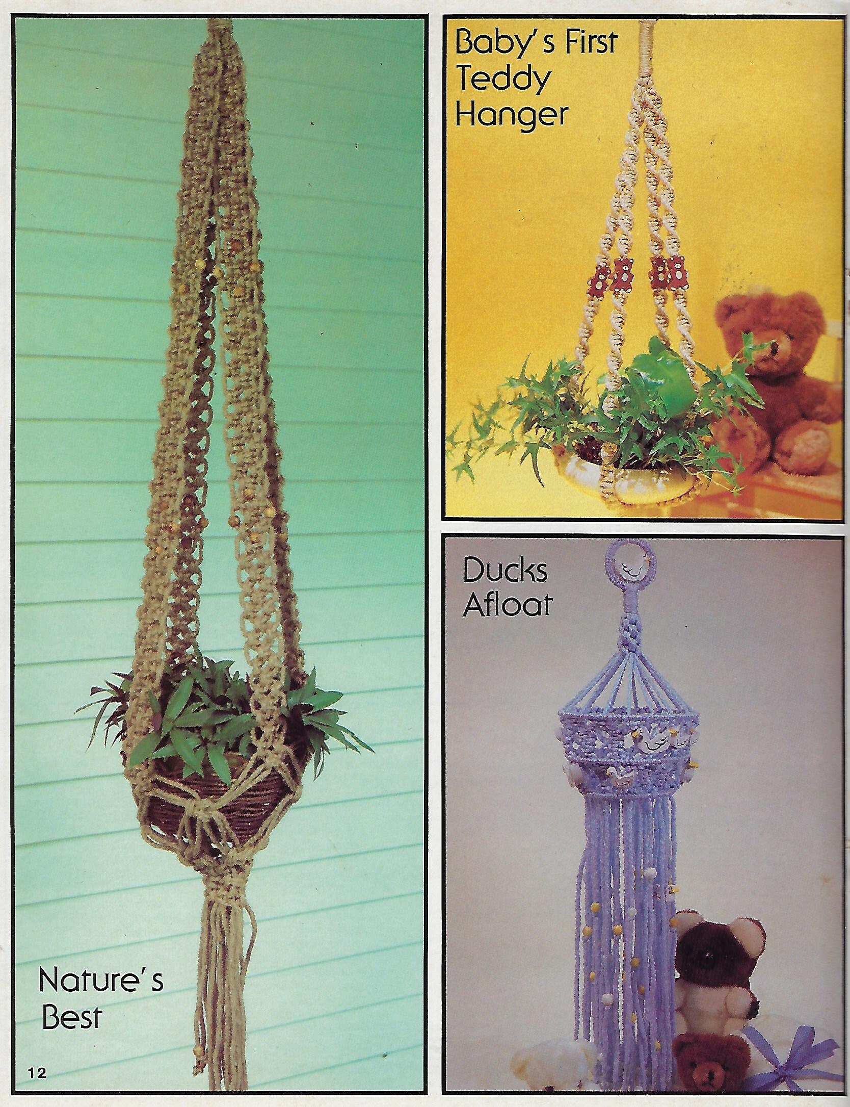 PDF ONLY Macrame for Country Living Patterns Downloadable Craft Book - Etsy