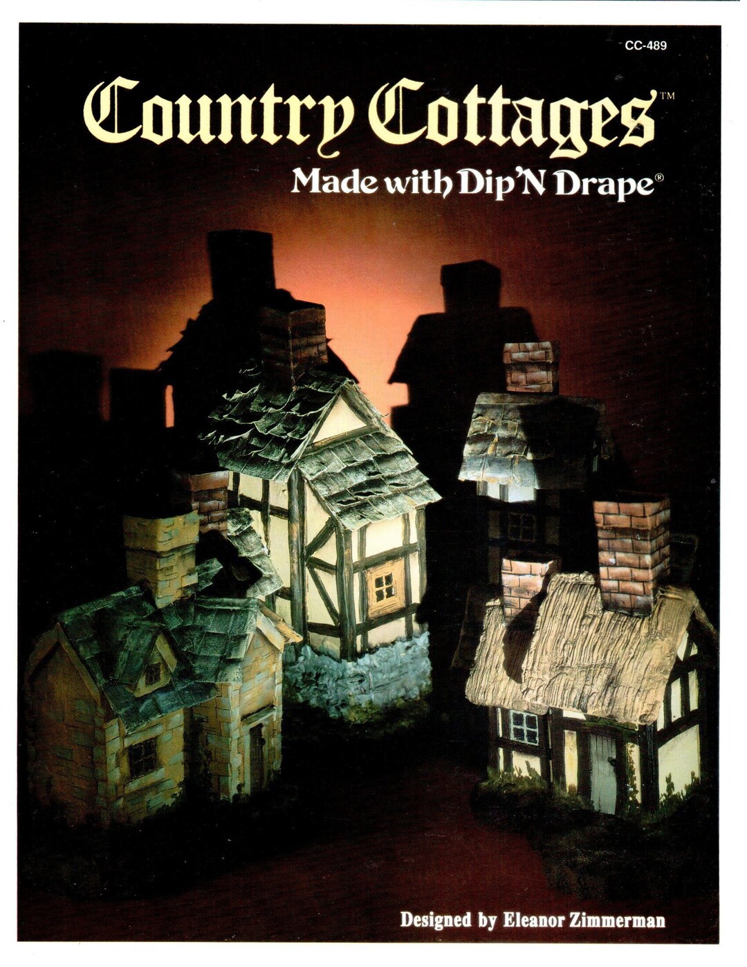 Country Cottages Made With Dip 'N Drape Draping Sculpture Instructions ...