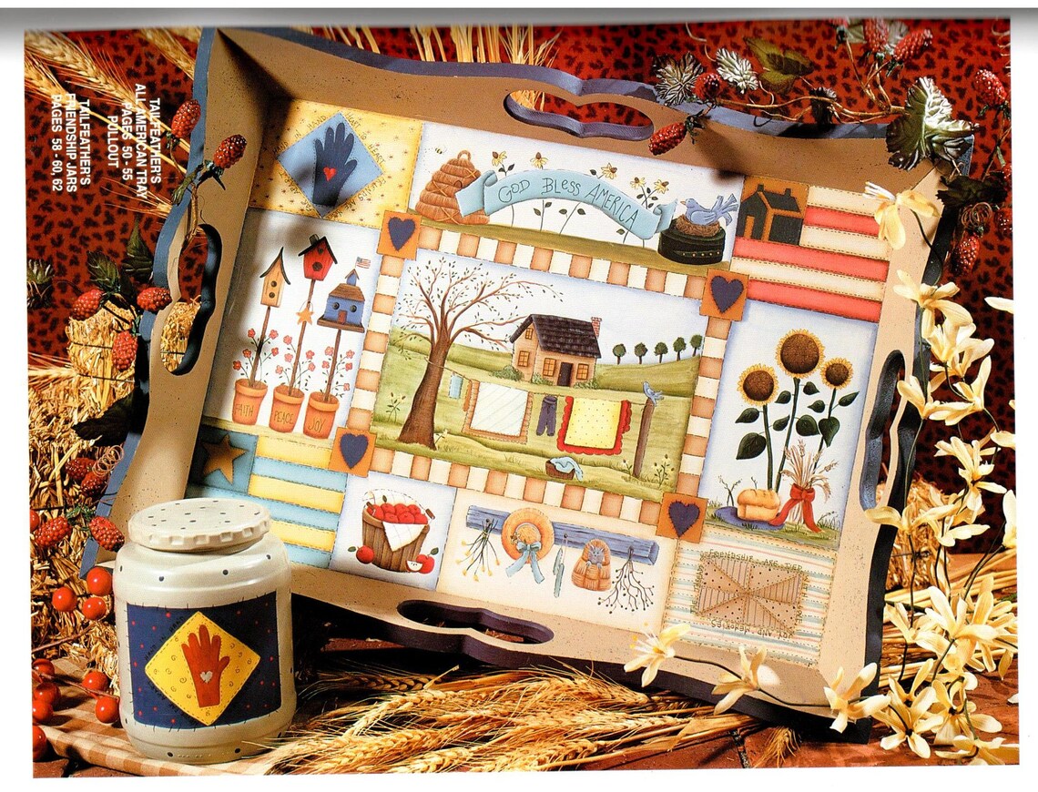 Tailfeather's Volume 3 Decorative Painting Patterns Craft Book Carla ...