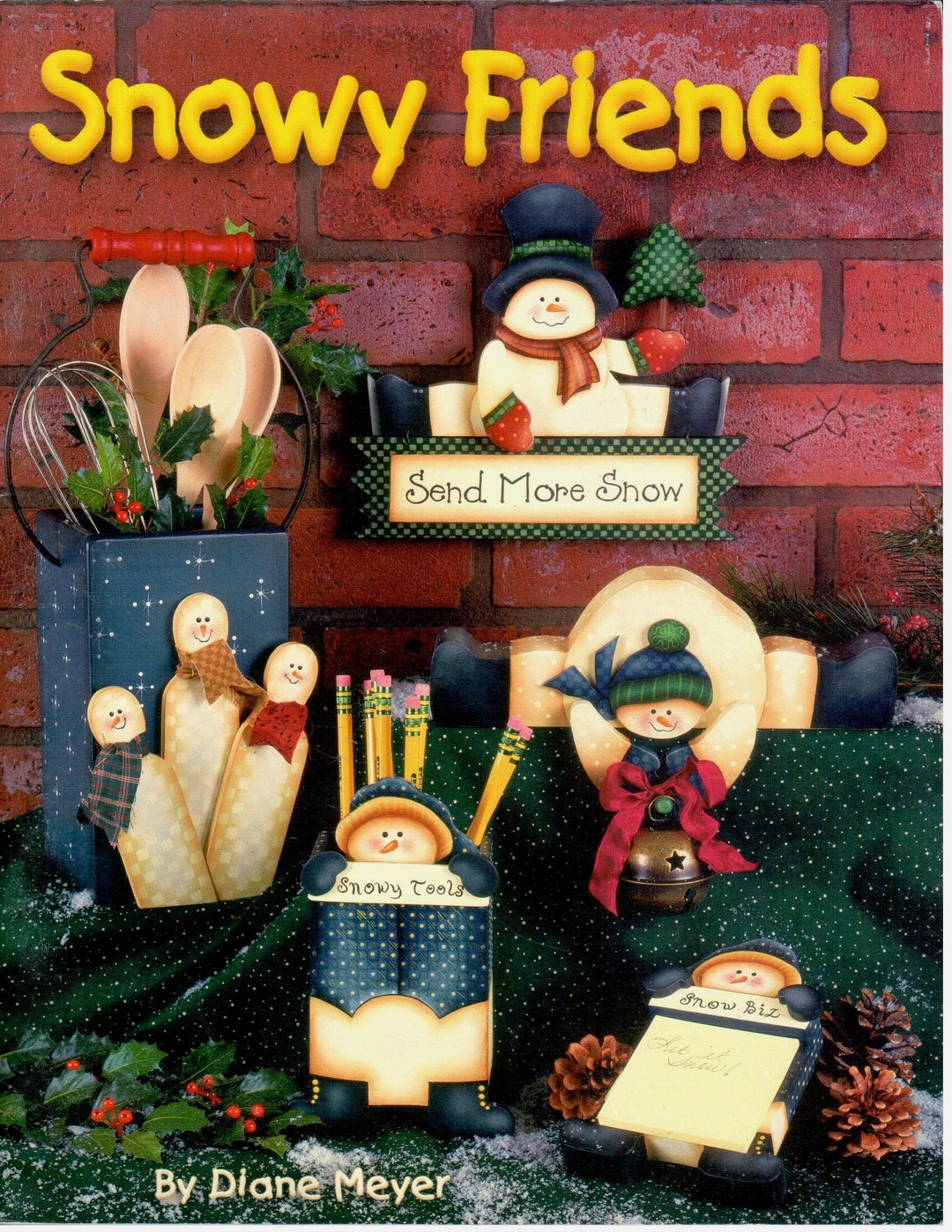 Snowy Friends Acrylic Decorative Painting Christmas Patterns Book Diane ...