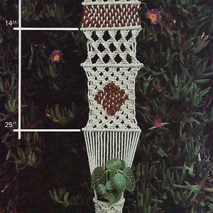 PDF ONLY Mixed Media Macrame Wall Art Patterns Downloadable Craft Book ...