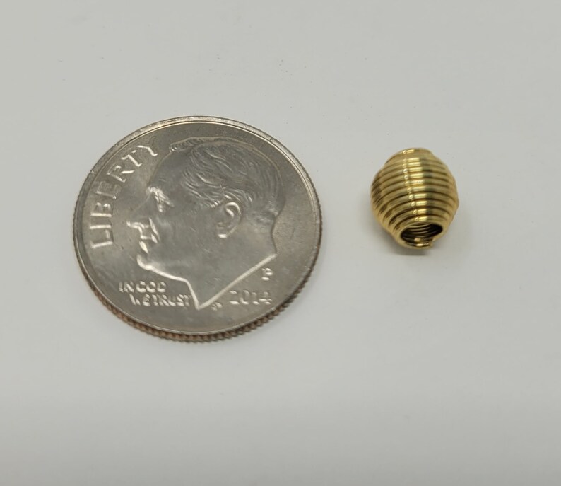 100 Pcs Gold or Silver Tone Metal Coil Spring Spacer Beads 6mm - Etsy