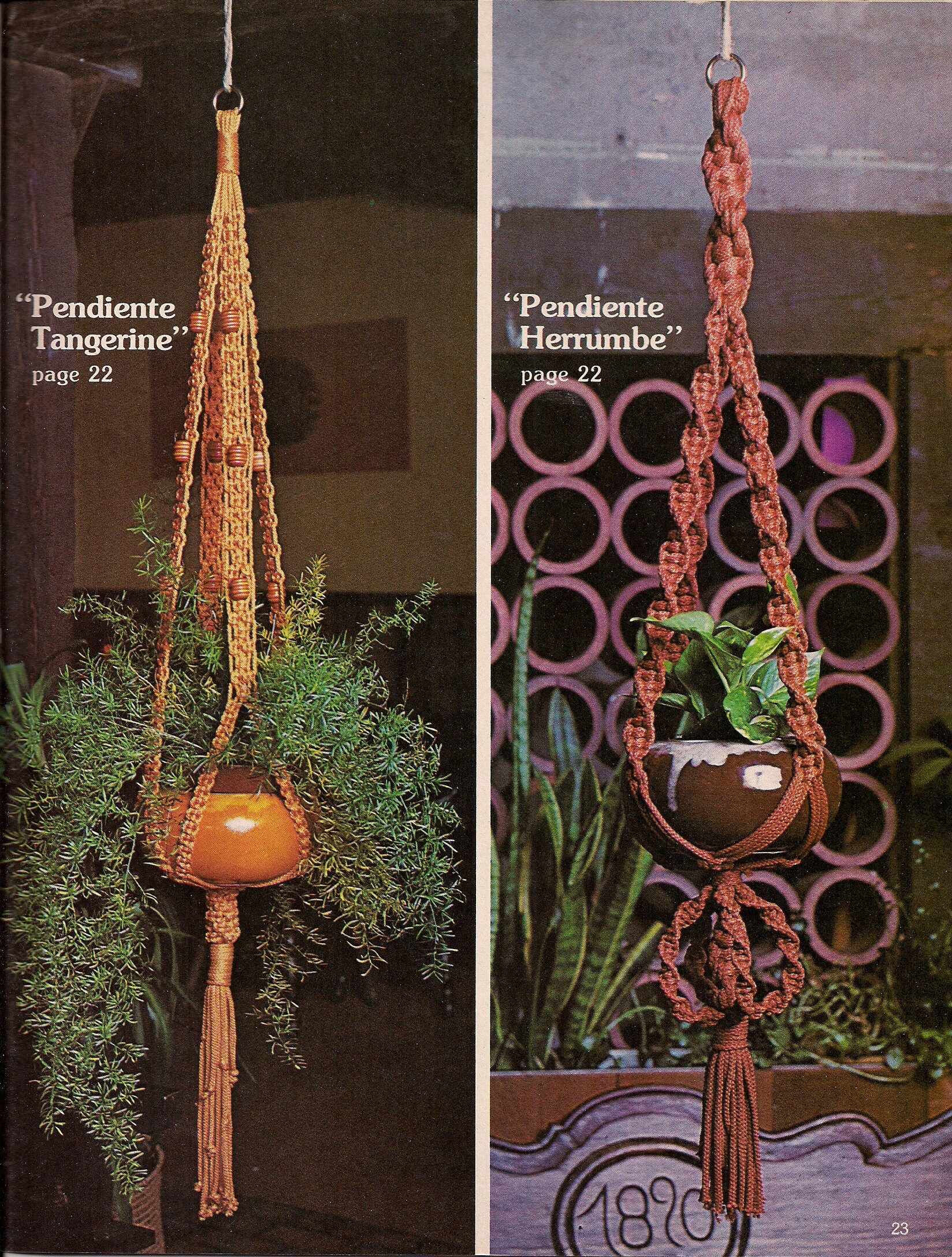 PDF ONLY - Spanish Lace - Macrame With a Spanish Influence Plant Hanger ...