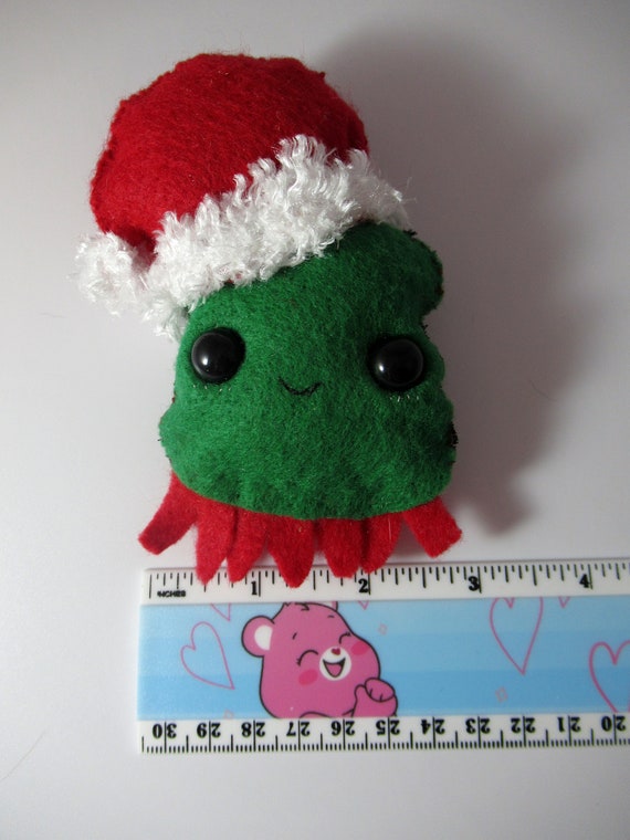Felt Christmas Squid Holly | Etsy
