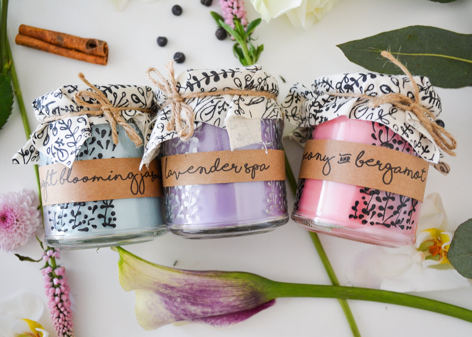 Hand Poured Candle 'lavender Spa' Handcrafted Welsh Candles by Palamar ...