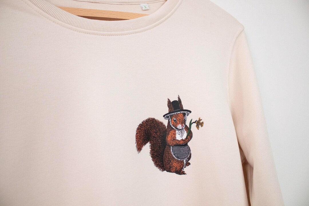 Welsh Squirrel Jumper Ladies Fit - Etsy